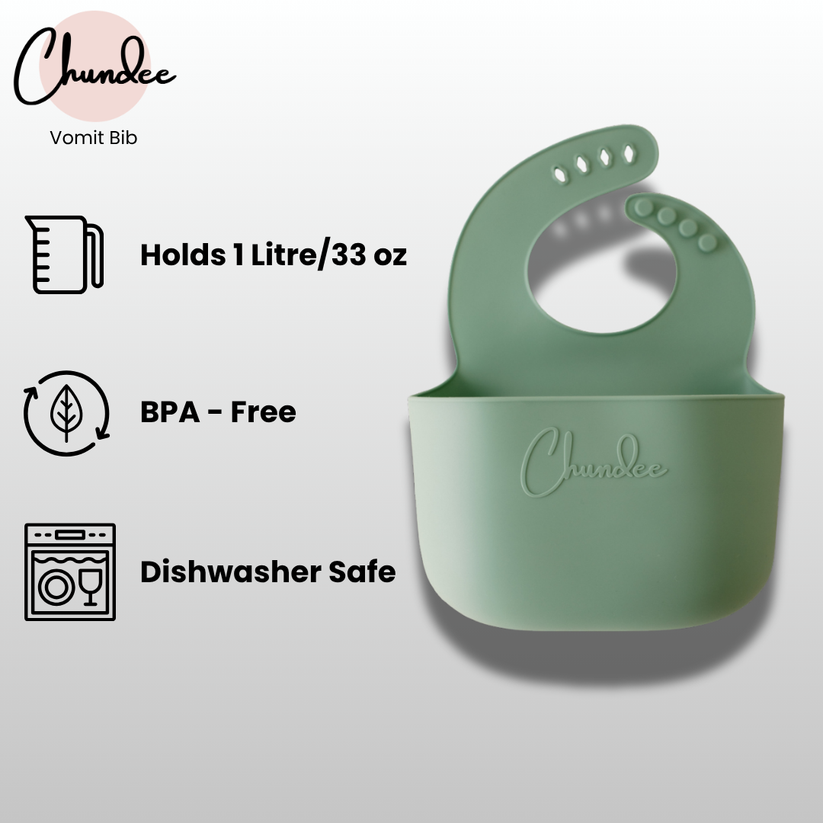 Car Sickness Bucket Vomit Bib for Toddlers Wearable Vomit Solution – Chundee